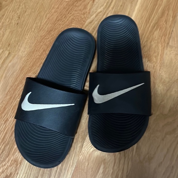 Nike | Shoes | Black Nike Slides | Poshmark